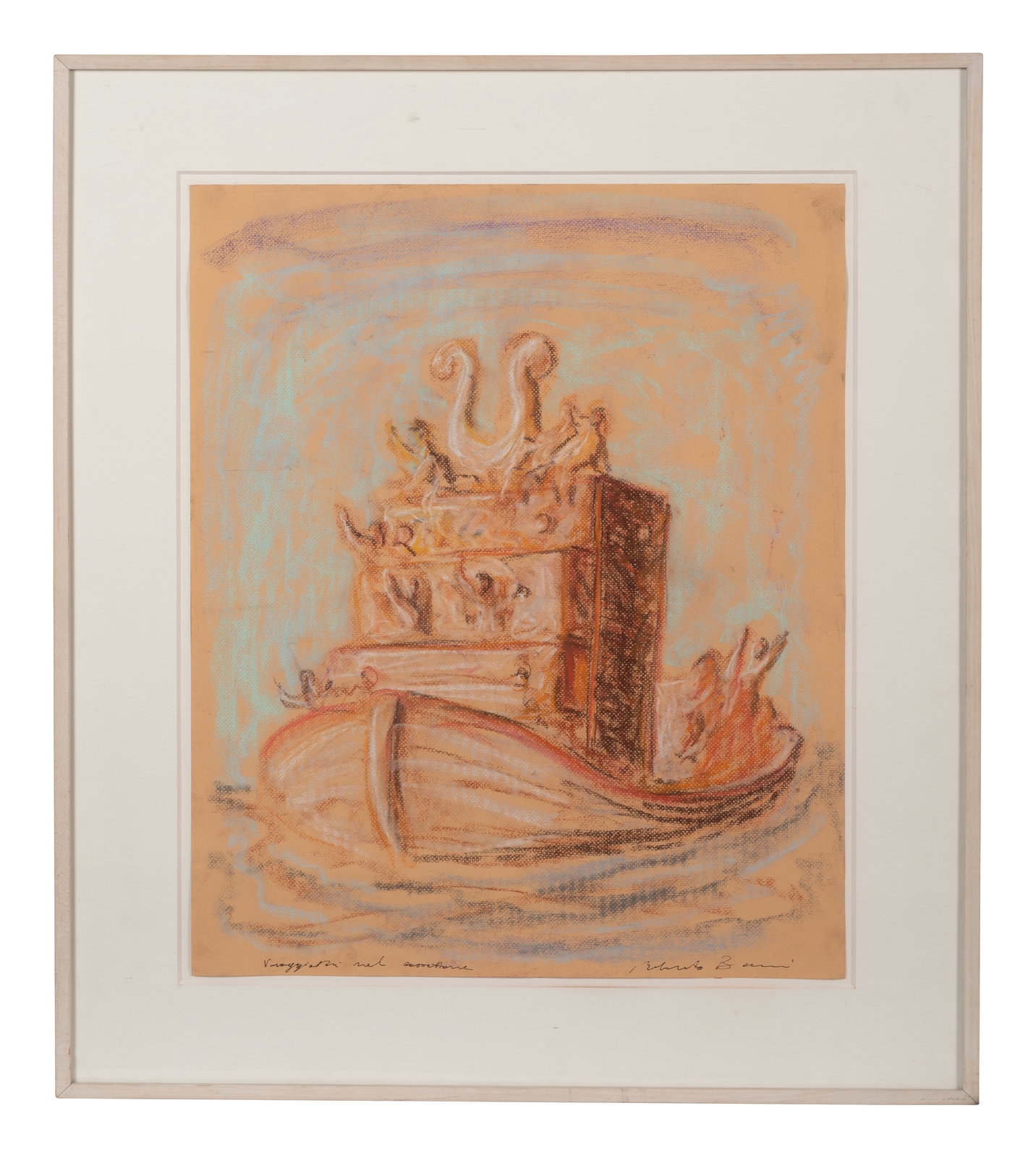 Roberto Barni | Viaggio della cassettiera, 1986 (1986) | MutualArt