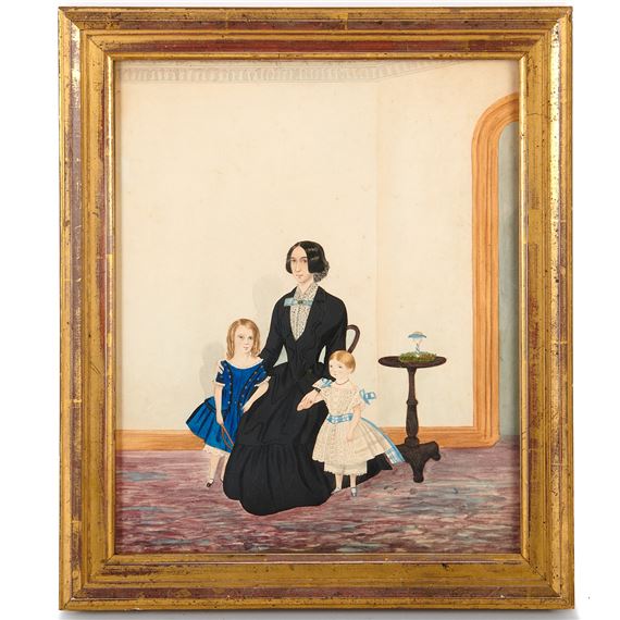 Jacob Maentel | Folk Art painting (Circa 1825) | MutualArt