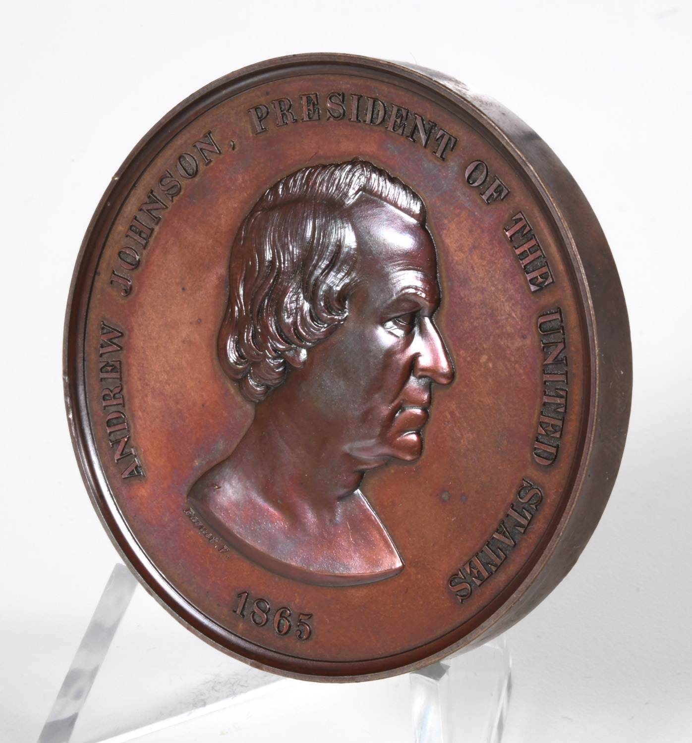 Andrew Johnson | bronze (1865) | MutualArt