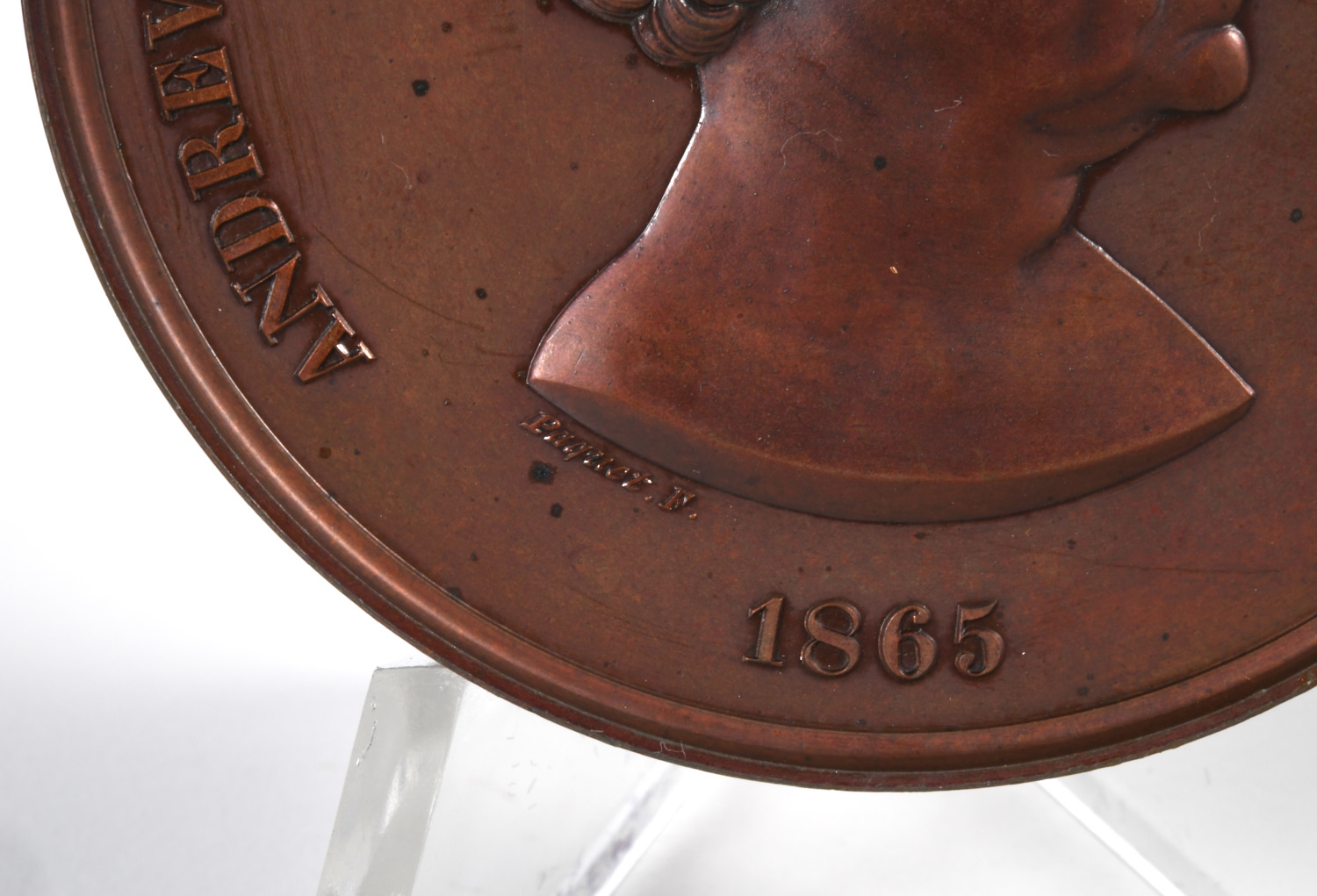 Andrew Johnson | bronze (1865) | MutualArt