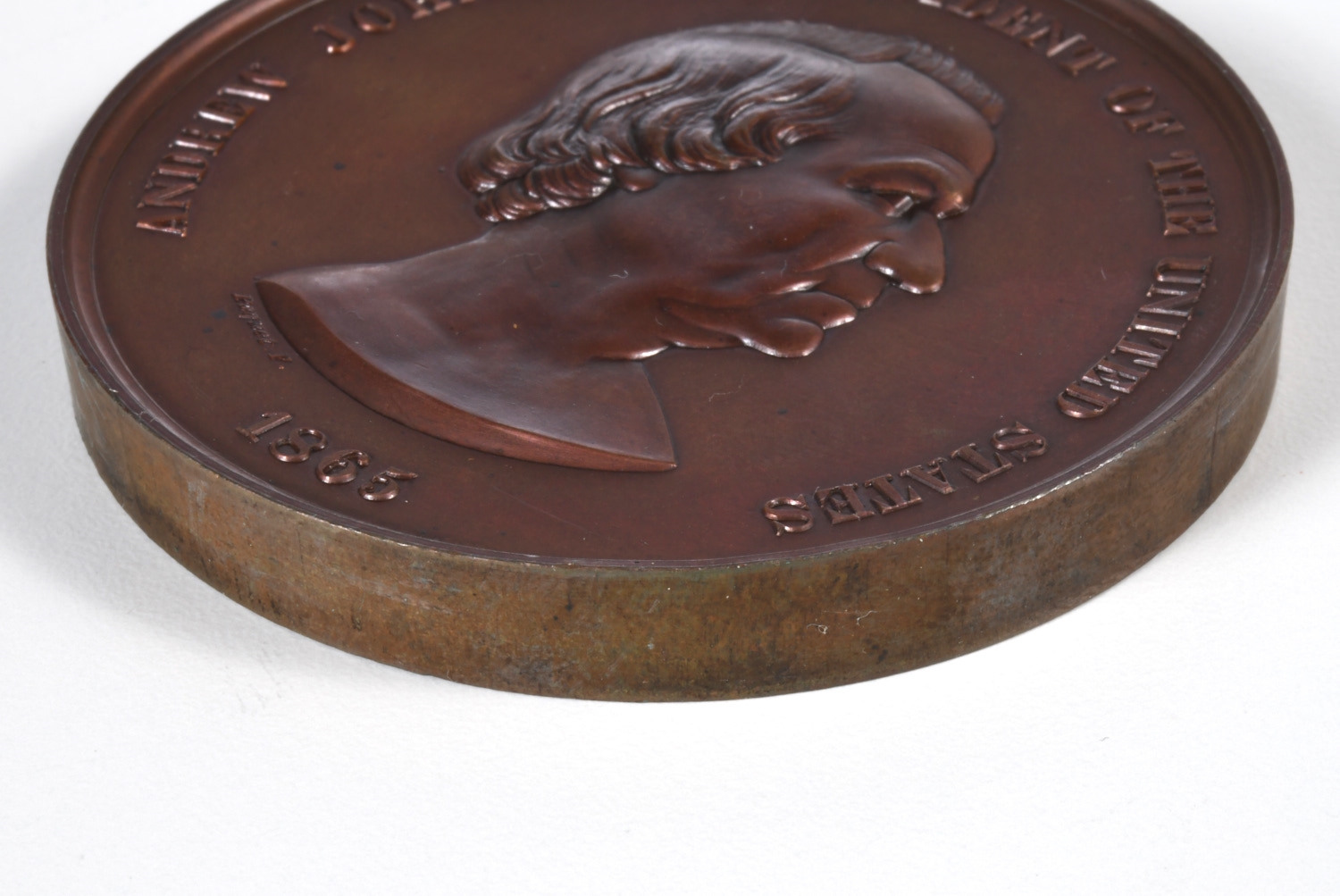 Andrew Johnson | bronze (1865) | MutualArt