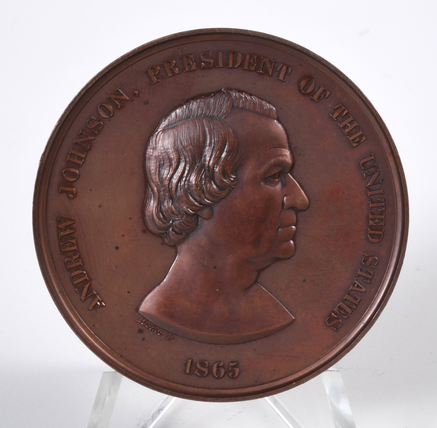 Andrew Johnson | bronze (1865) | MutualArt