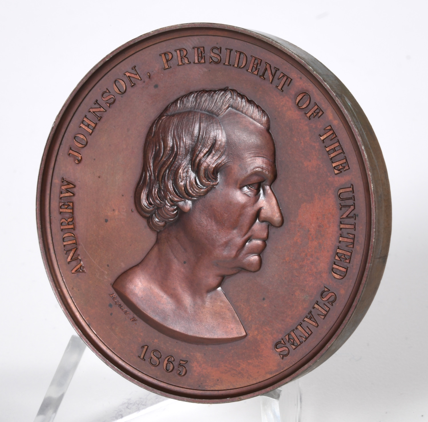 Andrew Johnson | bronze (1865) | MutualArt