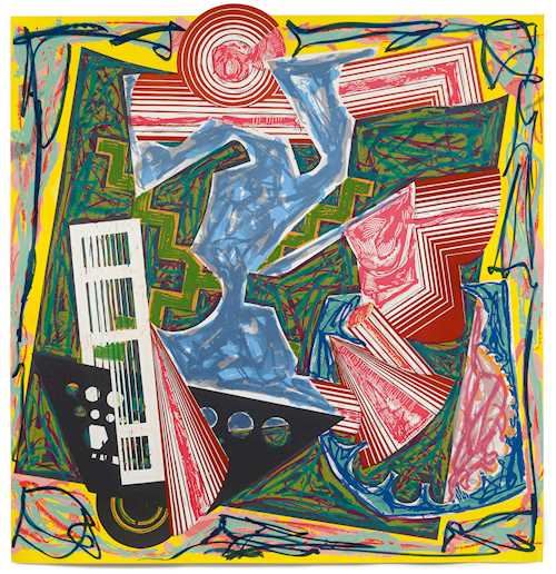 Frank Stella | Then came water and quenched the fire (1984) | MutualArt