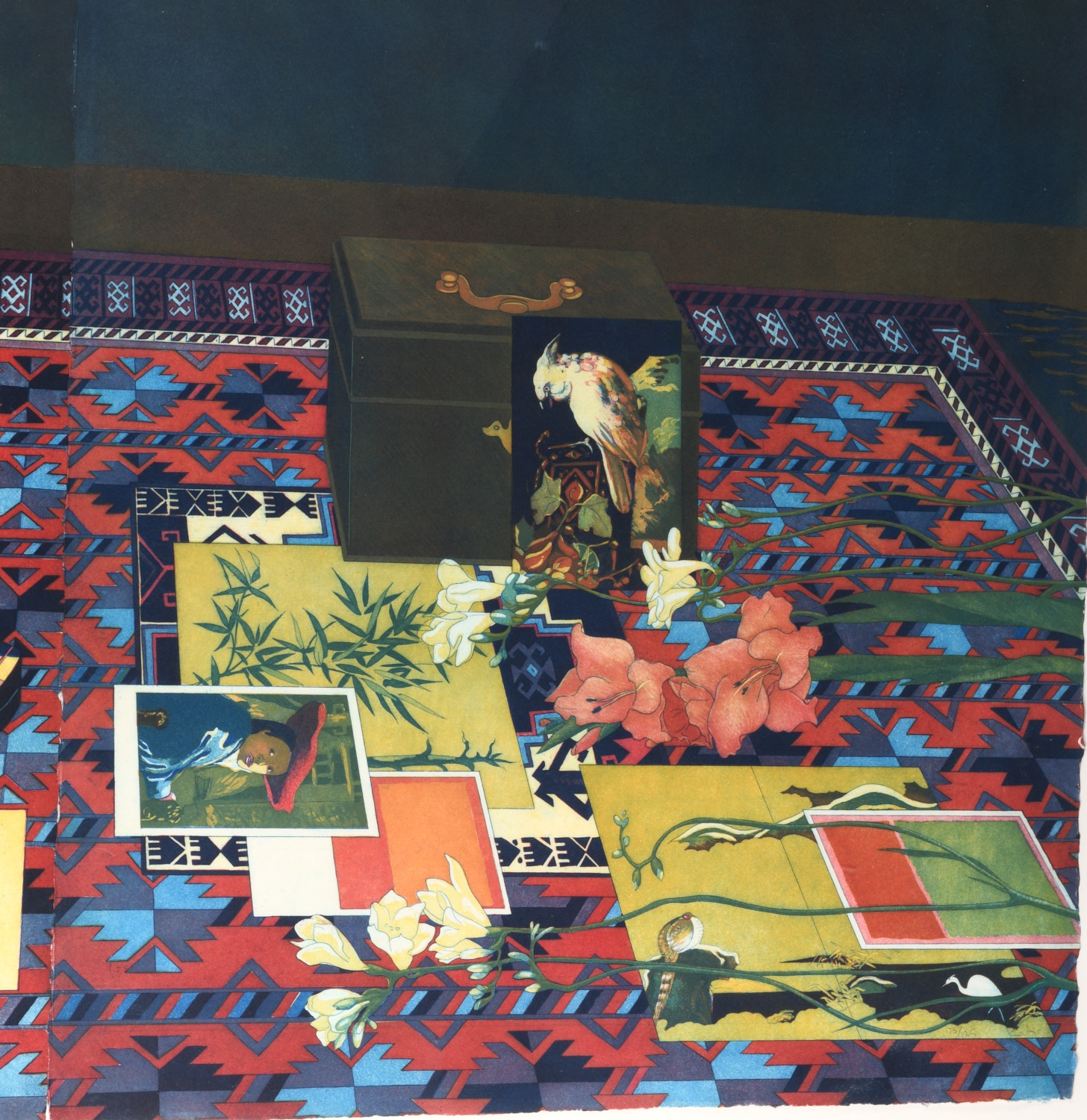 Katja Oxman | large format aquatint diptych | MutualArt
