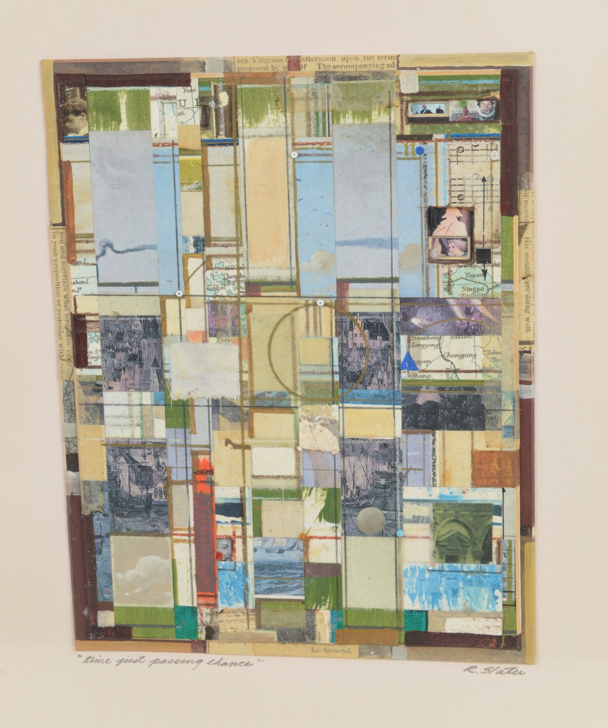 Roderick Slater | (2) mixed media collages | MutualArt