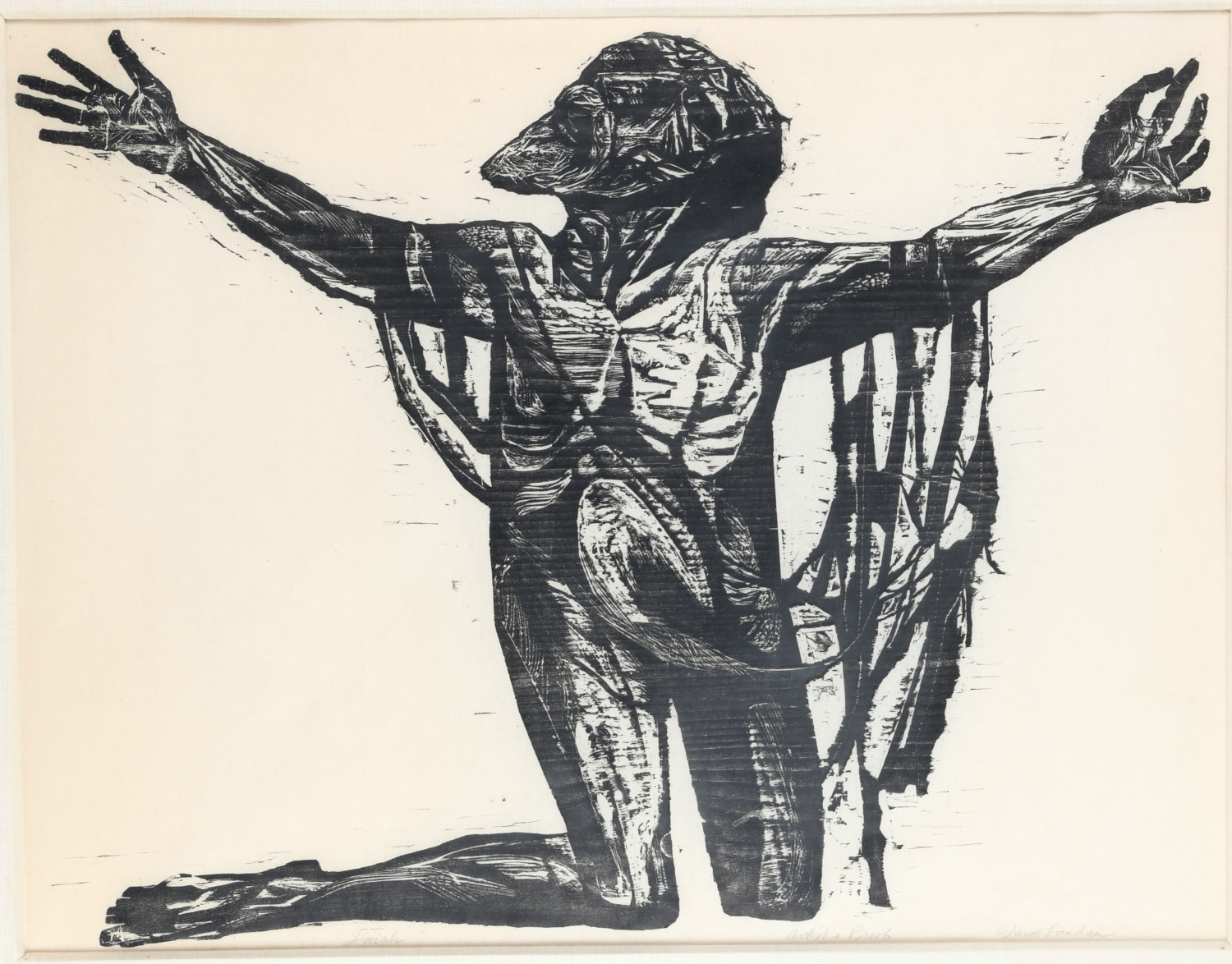 Jacob Landau | woodcut | MutualArt