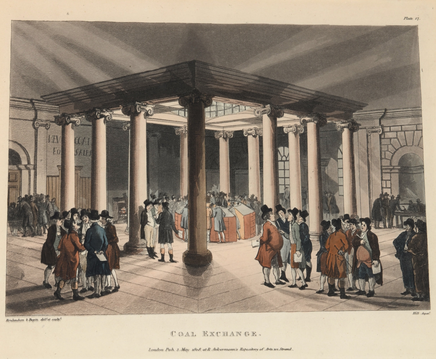 Thomas Rowlandson | 6 hand colored London engravings | MutualArt