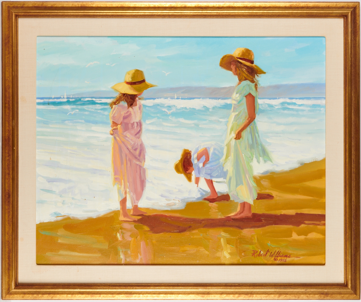 Robert Williams | beachscape painting (1986) | MutualArt