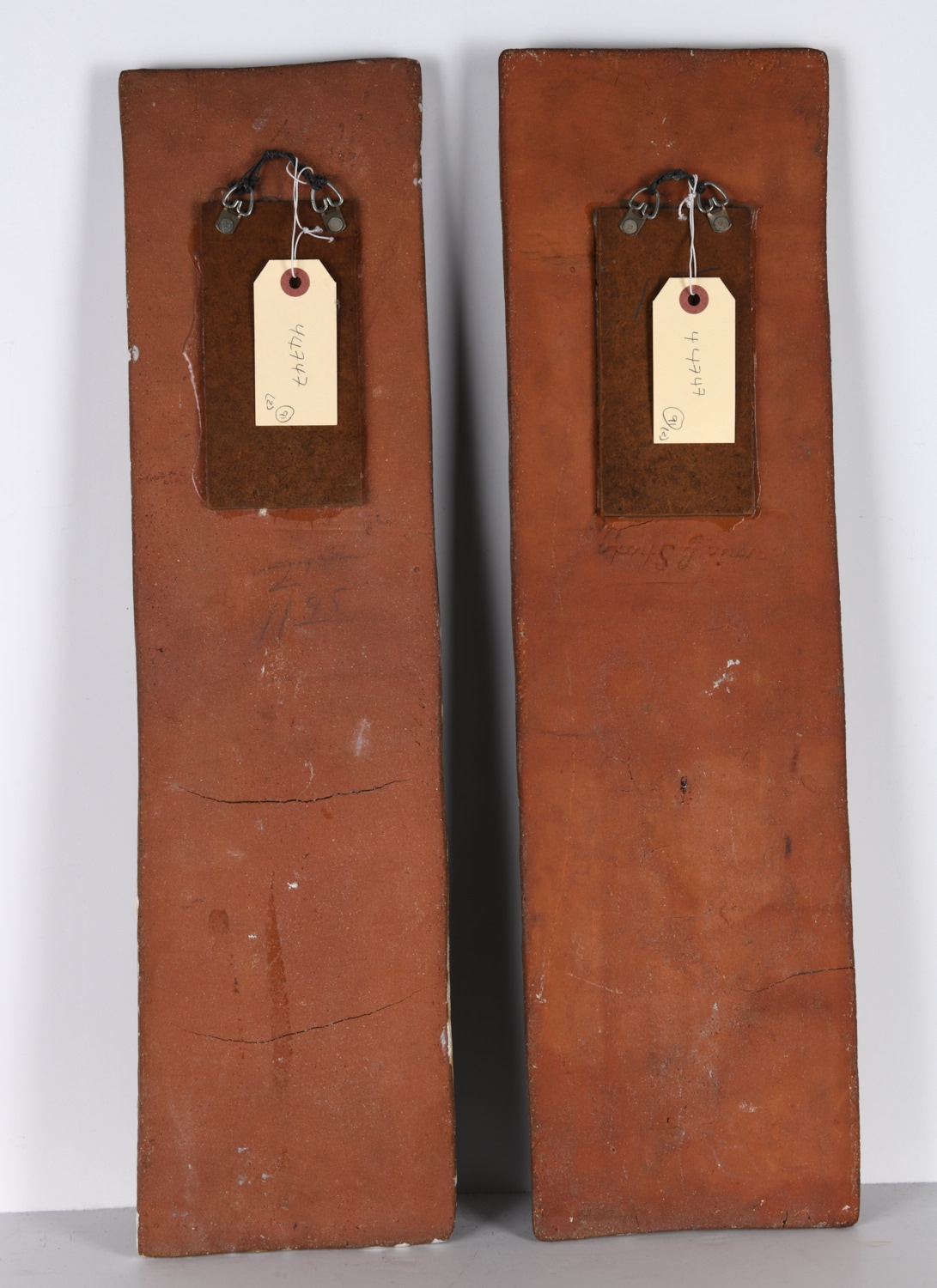 Harris G. Strong | pair ceramic wall plaques | MutualArt