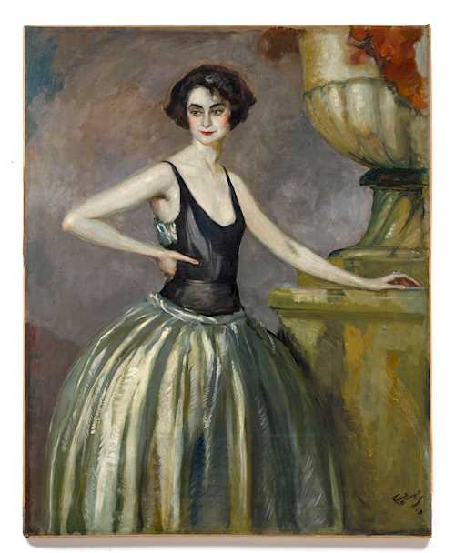 Jean-Gabriel Domergue | Portrait de femme au tutu (2022) | MutualArt