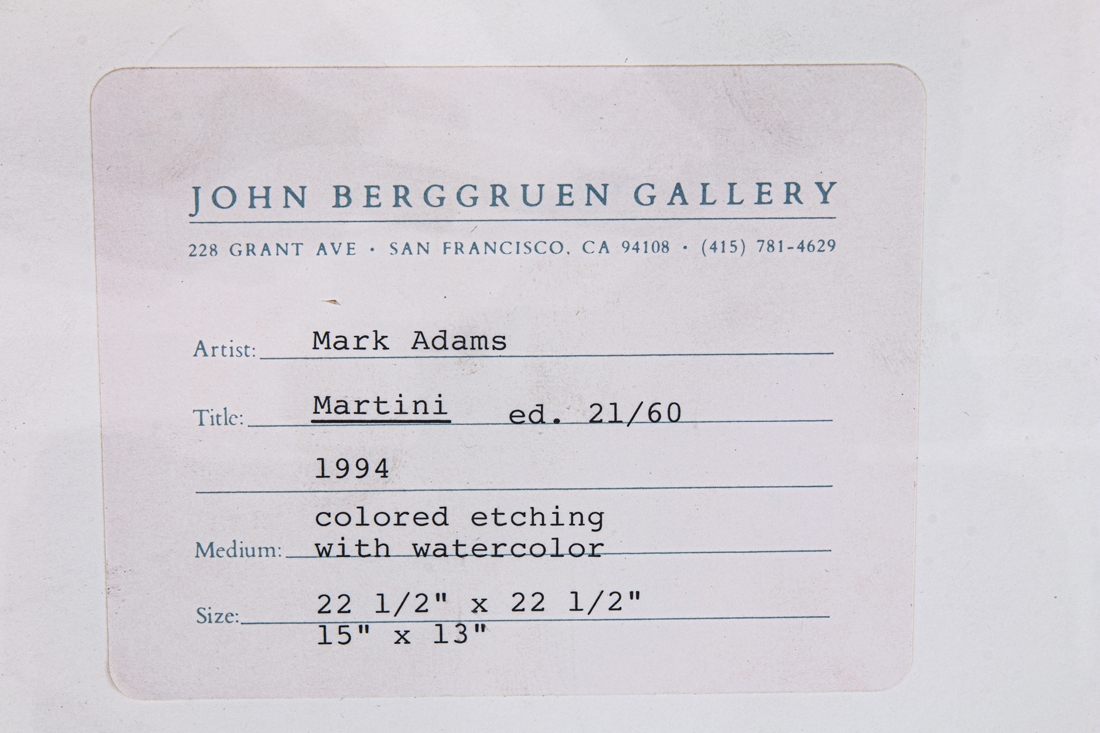 Mark Adams | Martini (1994) | MutualArt