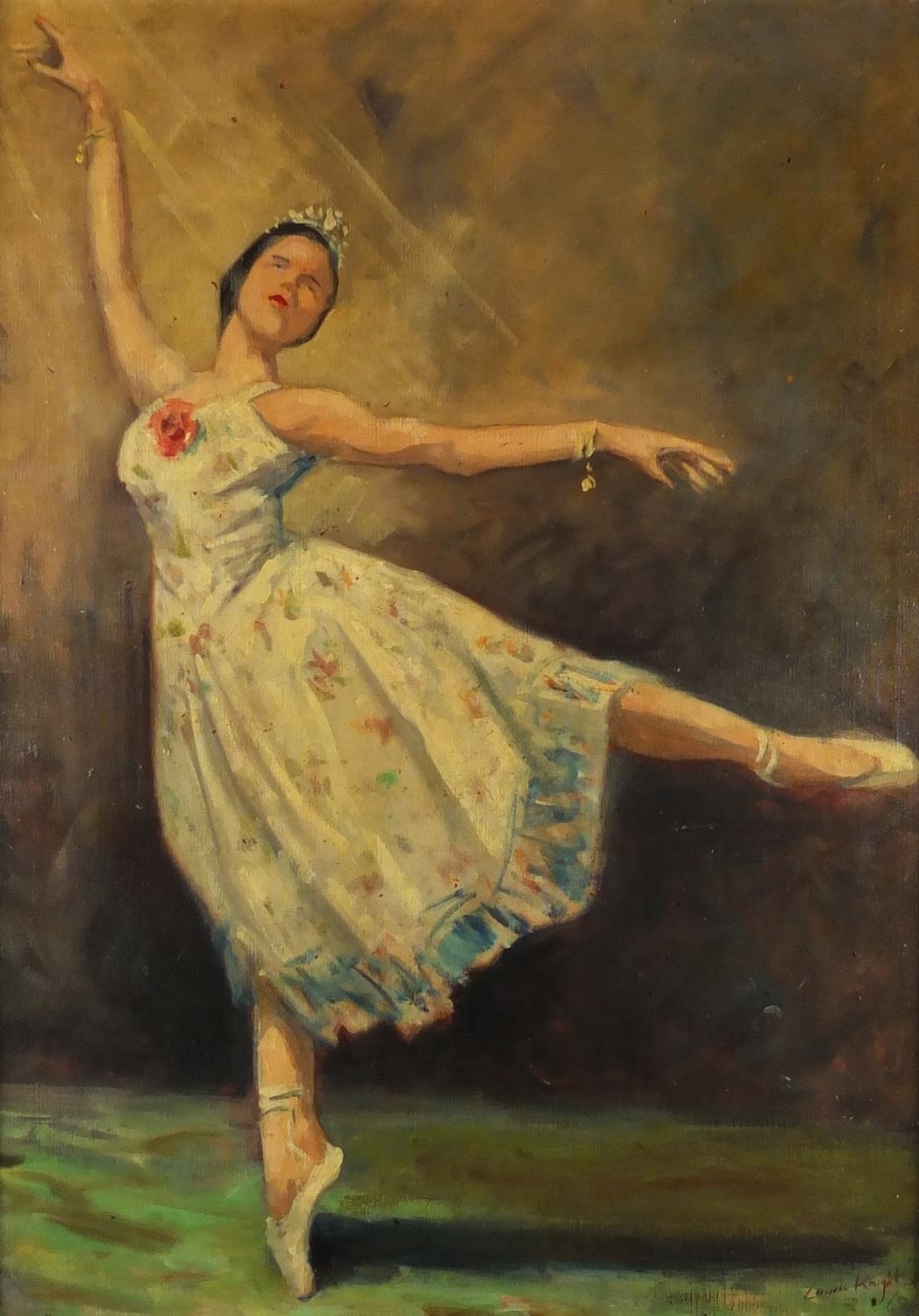 Dame Laura Knight | Manner of Laura Knight - Portrait of a ballerina ...