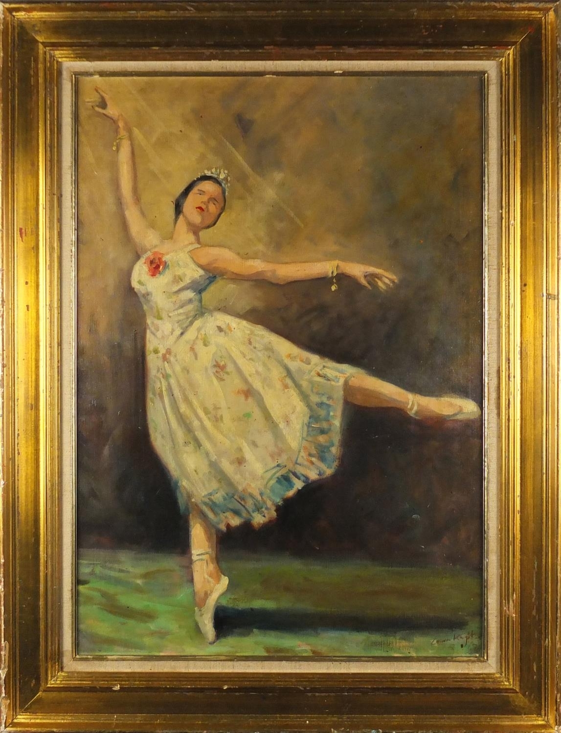 Dame Laura Knight | Manner of Laura Knight - Portrait of a ballerina ...