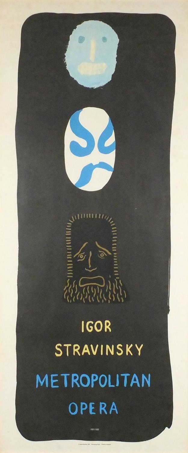 Igor Stravinsky | David Hockney - Igor Stravinsky Metropolitan Opera ...