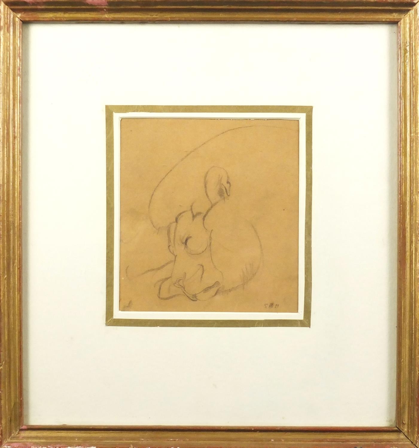 Silvia Baker | Silvia Baker Hay - Study of a lions head and an antelope ...