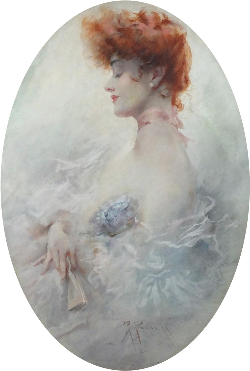 Richard Pannett | Richard Pannett - Portrait of a 1920's female holding ...