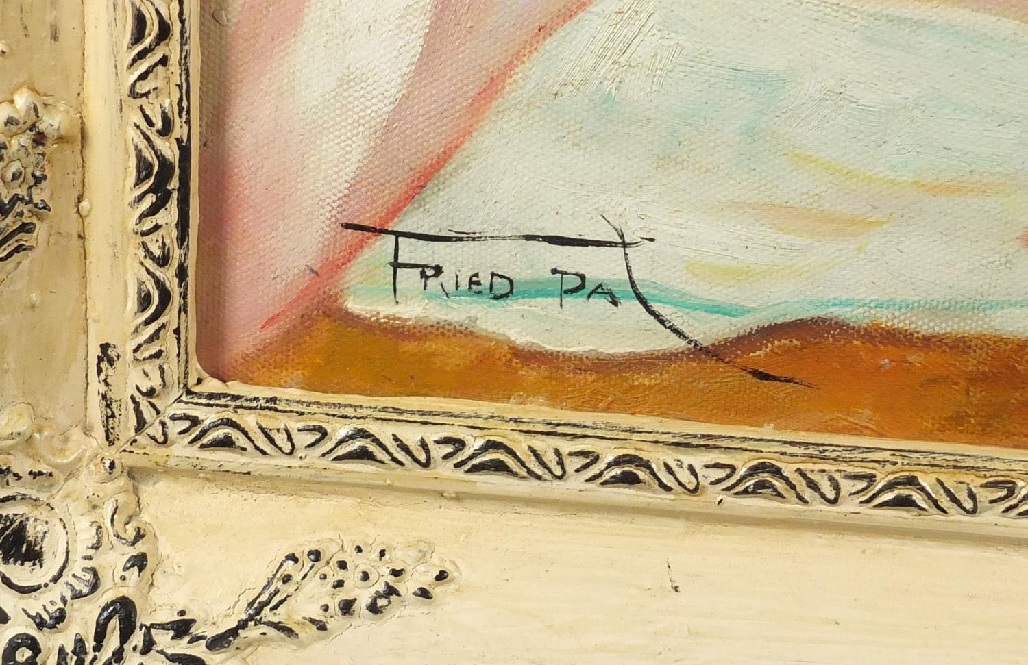 Pal Fried | Semi nude female in an interior | MutualArt