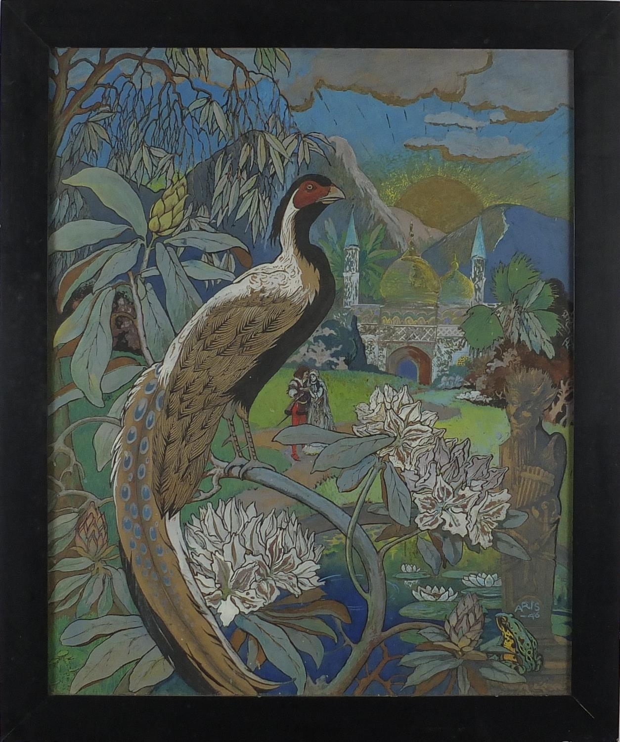 Ernest Alfred Aris | Ernest Alfred Aris - Fantasy illustration with ...