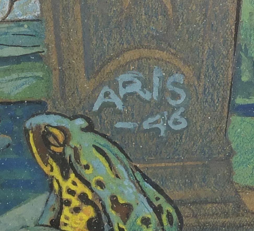 Ernest Alfred Aris | Ernest Alfred Aris - Fantasy illustration with ...