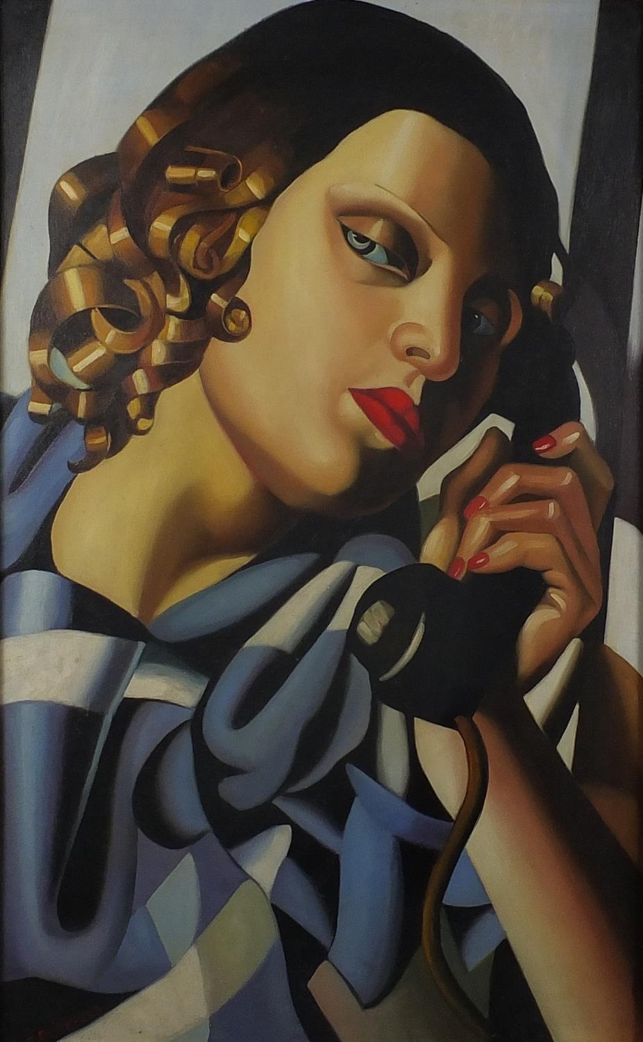 Tamara de Lempicka | Manner of Tamara de Lempicka - Portrait of an Art ...
