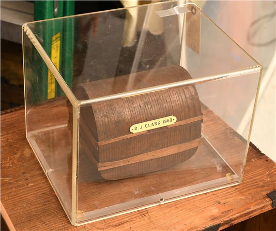 J. Clark | bentwood wooden trunk patent model by D.J. Clark (1869 ...