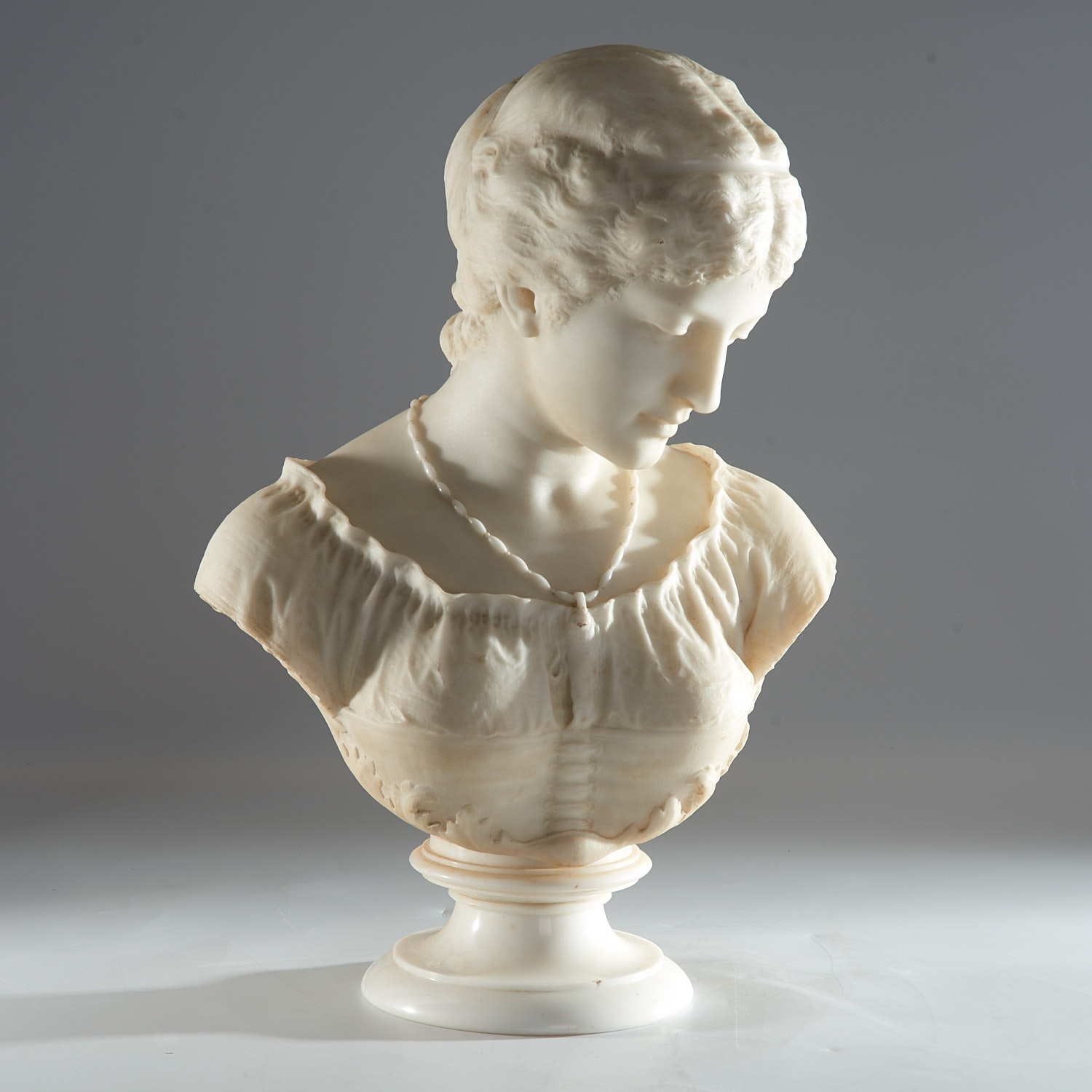 William Couper | white marble bust | MutualArt