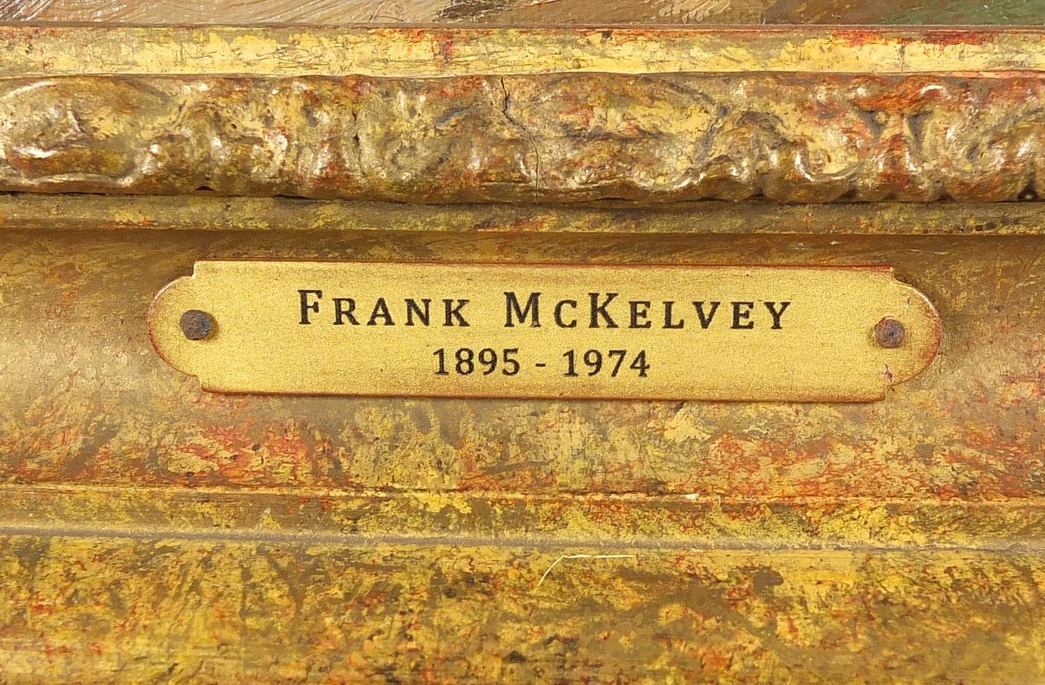 Frank McKelvey | Figures in a landscape | MutualArt