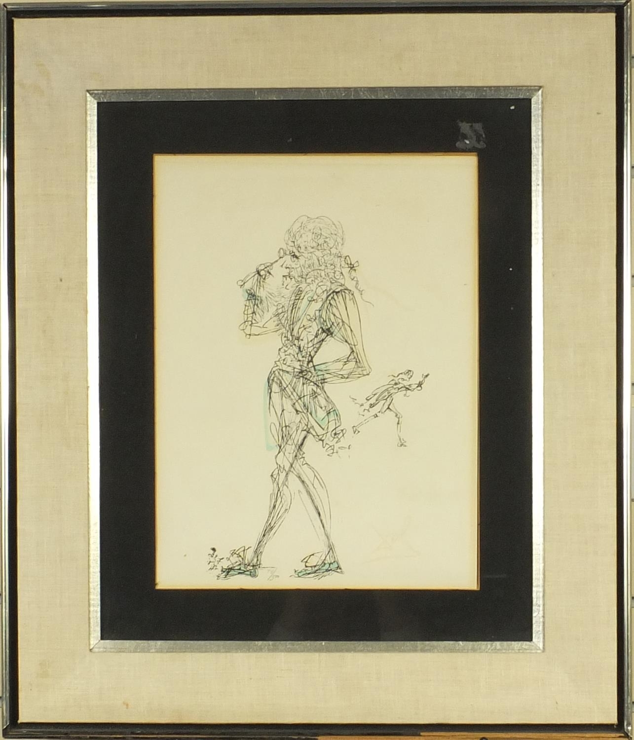 Salvador Dalí | Limited edition Salvador Dali print of two figures ...