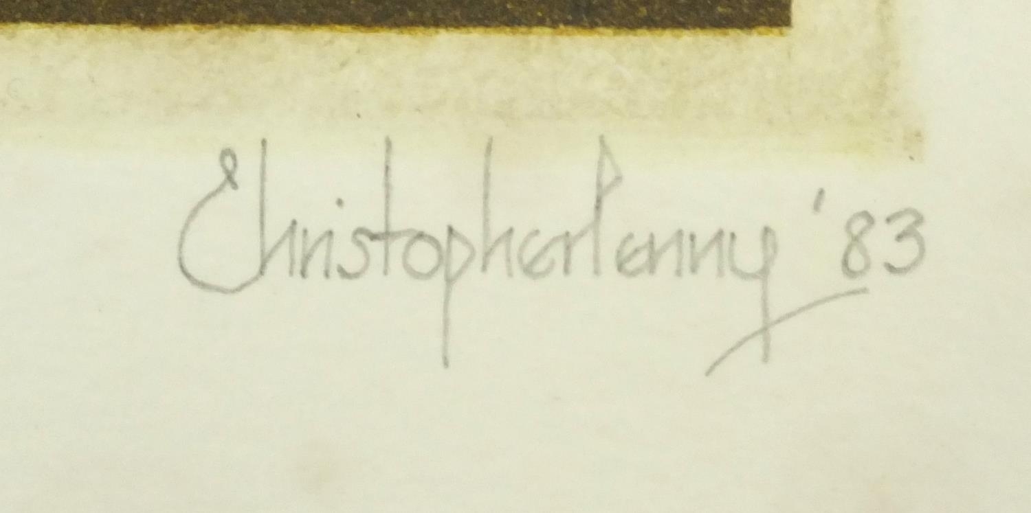 Christopher Penny | Two unframed automobilia interest signed pictures ...