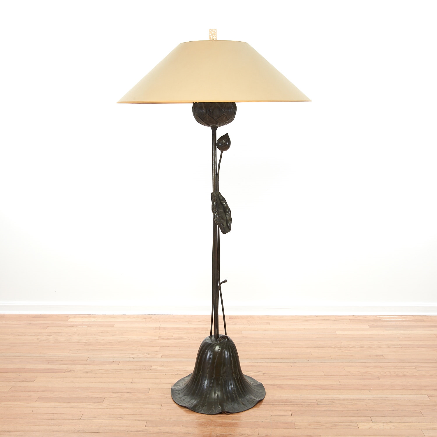 Art Nouveau School | lotus-form oil font (Circa 1910) | MutualArt