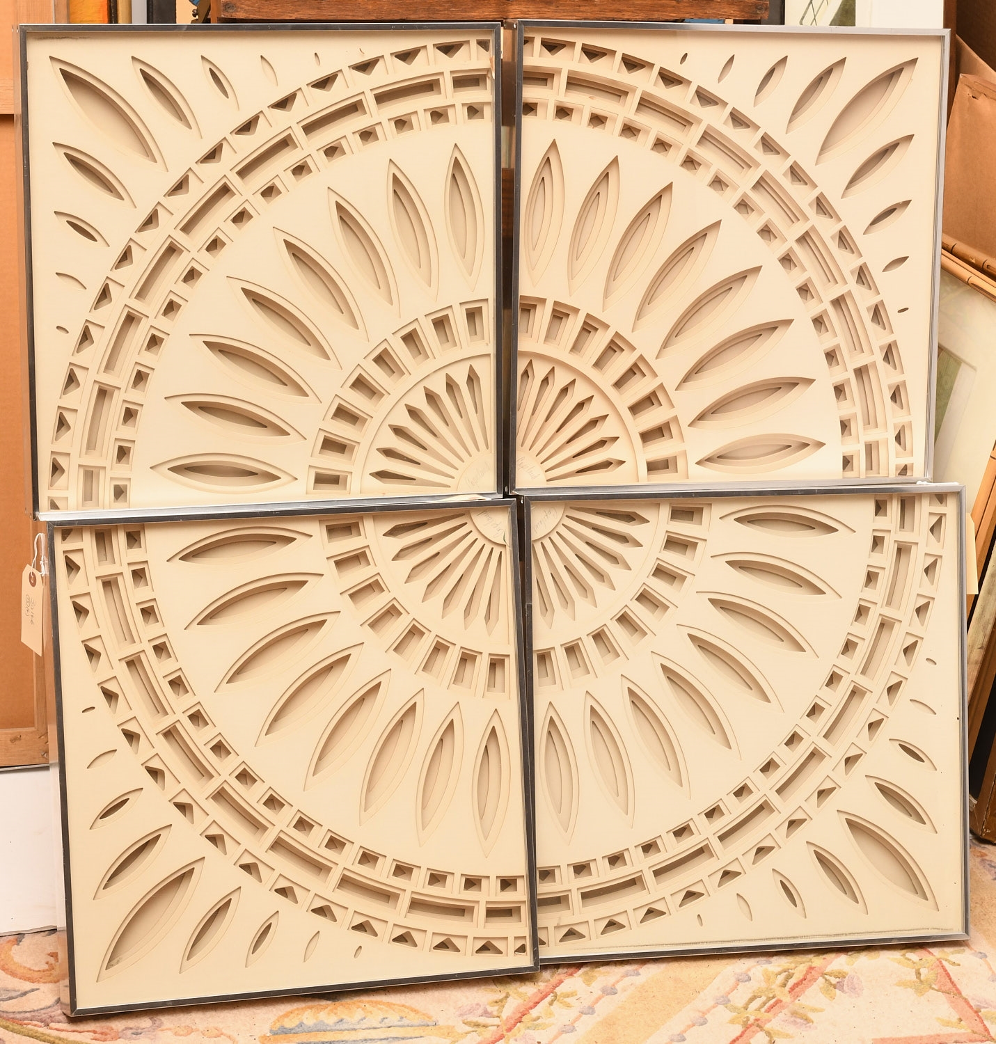 Greg Copeland | 4-part wall sculpture (1972) | MutualArt
