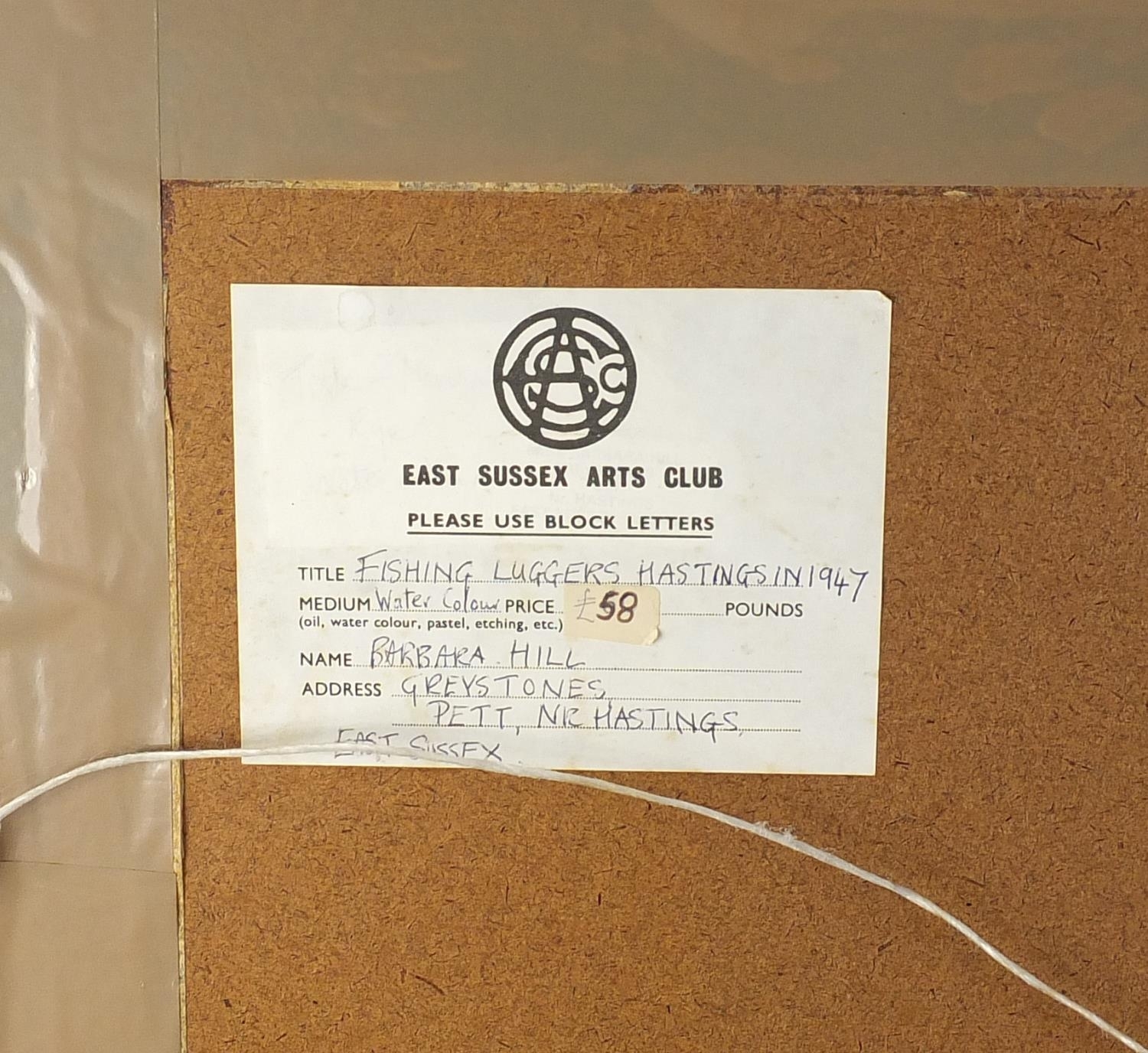 Barbara Hill | Two watercolours (1947) | MutualArt