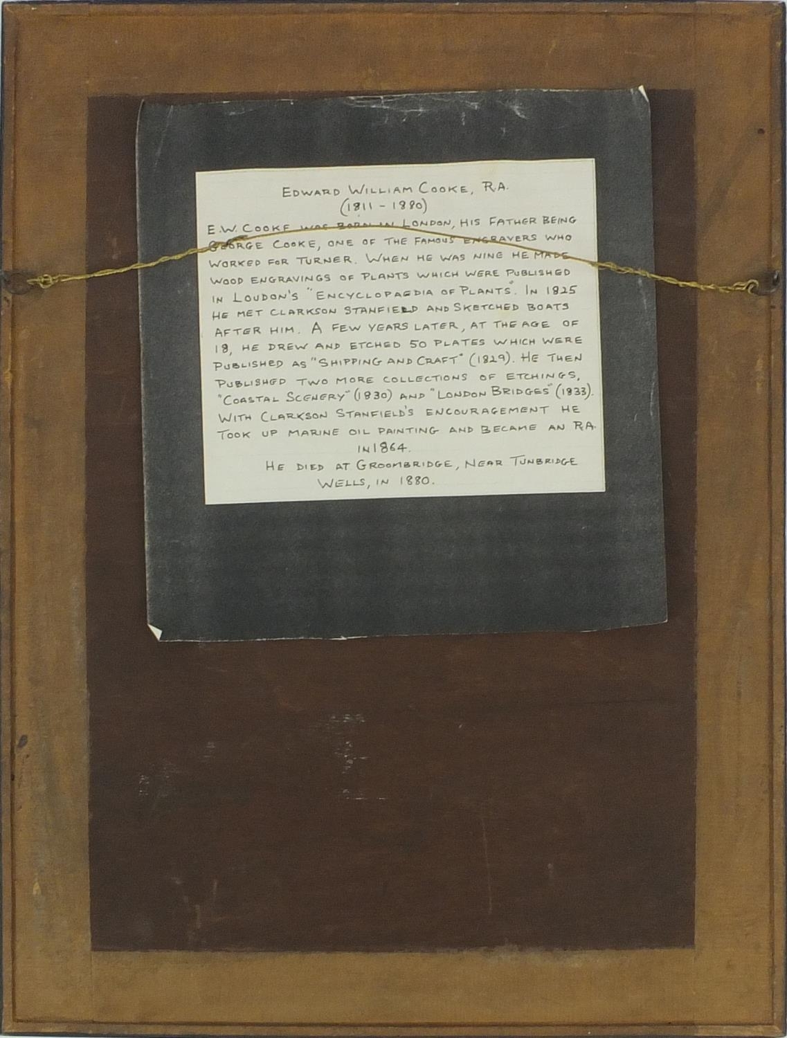 William Cook of Plymouth | Edward William Cook RA 1811-1880 (1811 ...