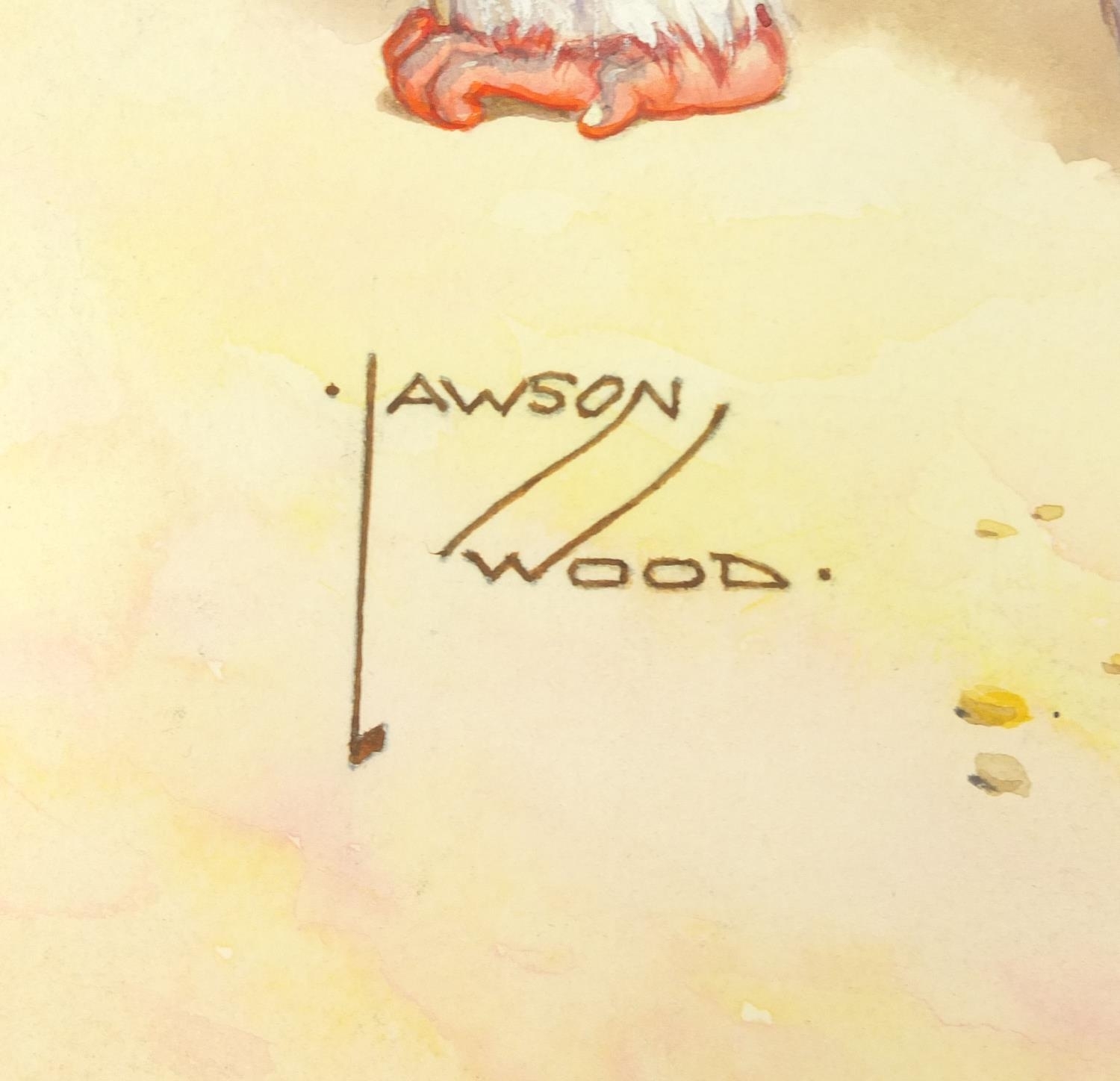 Lawson Wood | Lawson Wood - Unframed gouache and watercolour cartoon ...