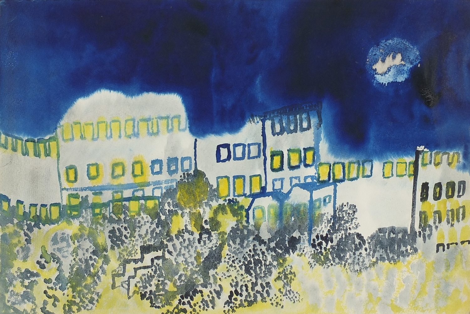 Grace Pailthorpe | Grace Pailthorpe - Two unframed watercolour onto ...