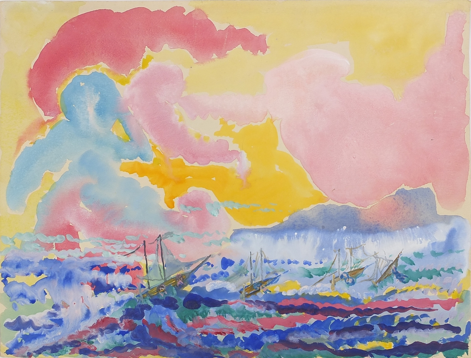 Grace Pailthorpe | Grace Pailthorpe - Two unframed watercolour onto ...