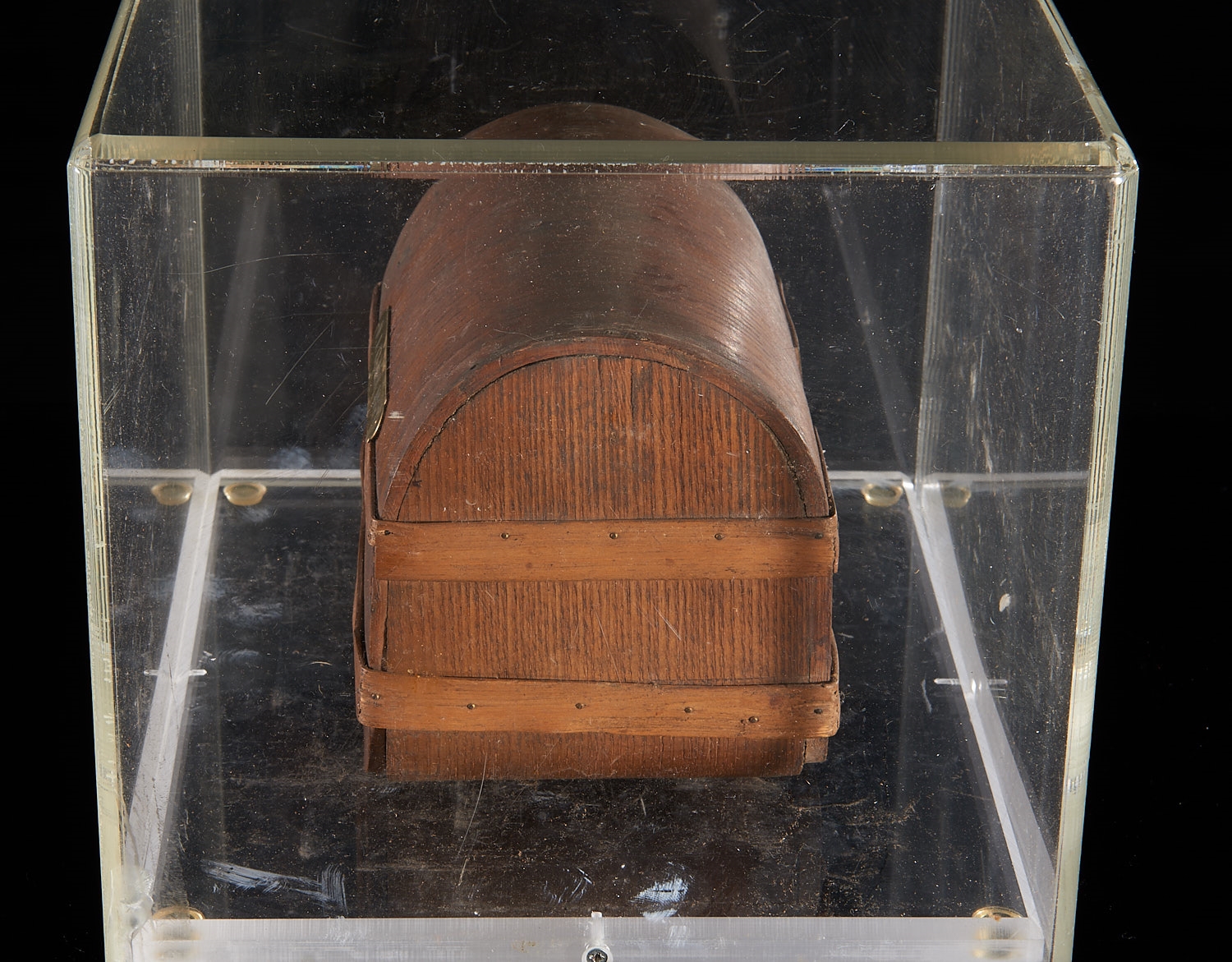 J. Clark | bentwood wooden trunk patent model by D.J. Clark (1869 ...