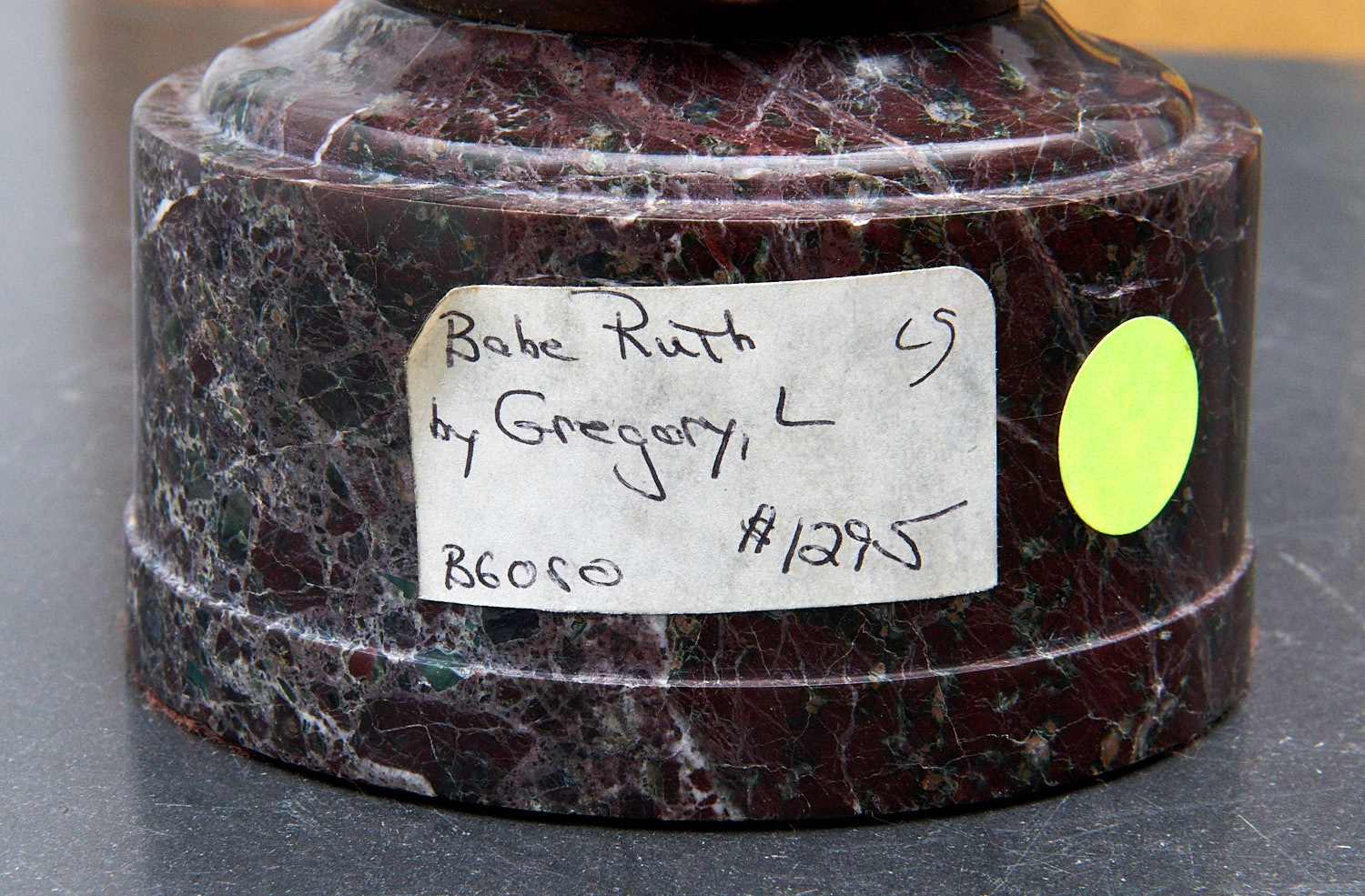 Babe Ruth | bronze bust of Babe Ruth (Circa 1991) | MutualArt