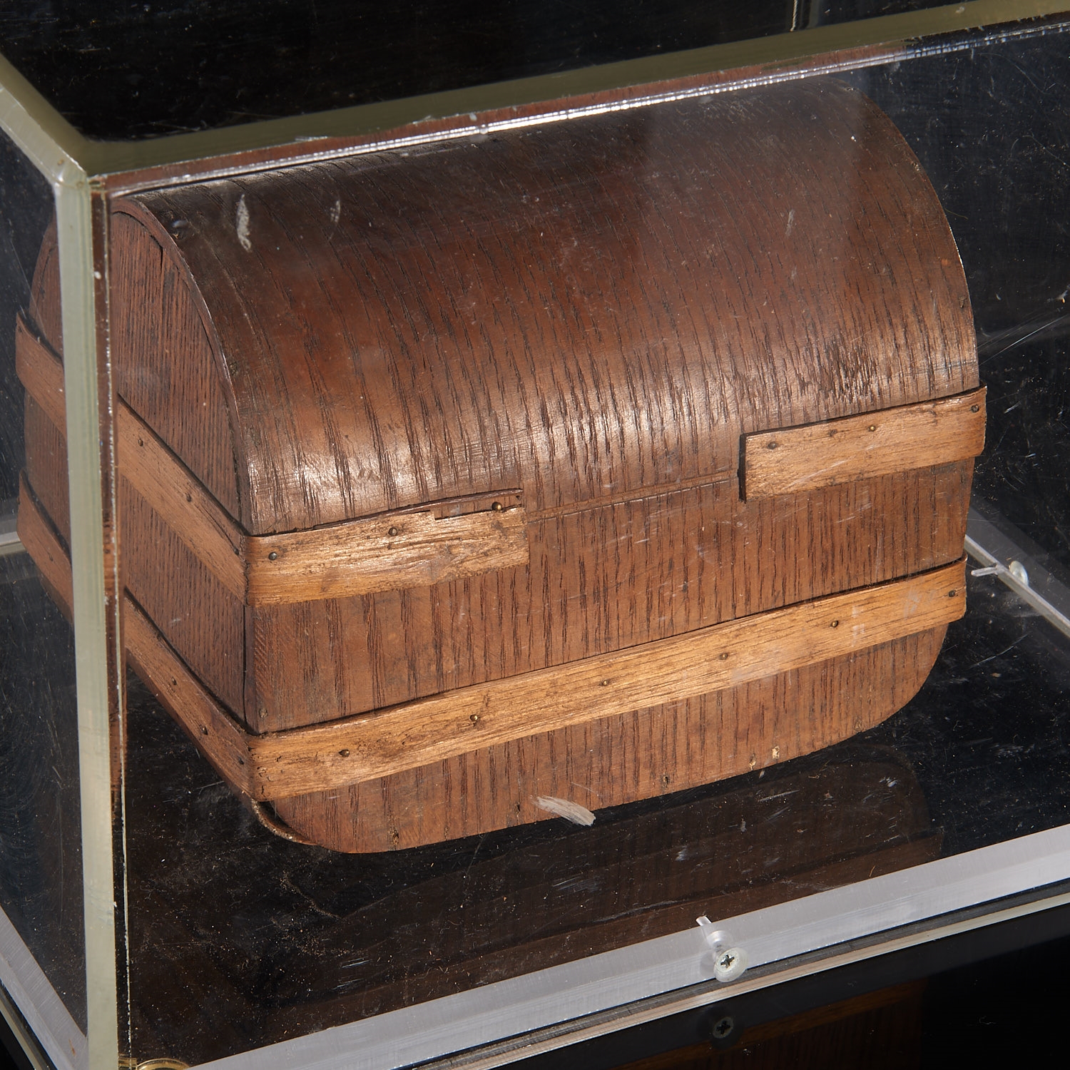 J. Clark | bentwood wooden trunk patent model by D.J. Clark (1869 ...