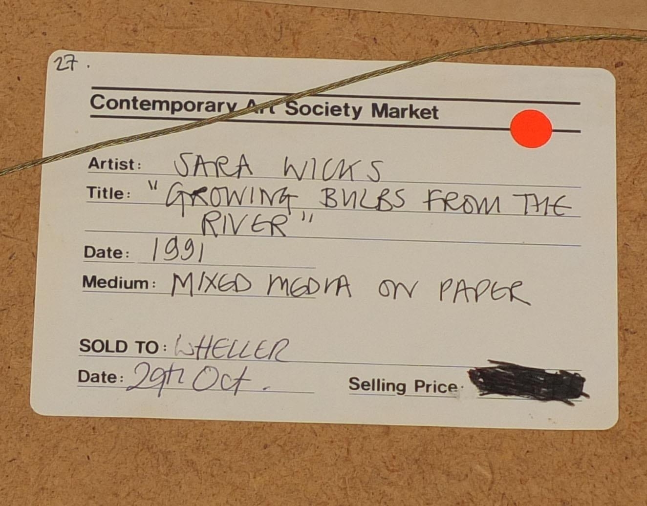 Sara Wicks | Sara Wicks - Growing bulbs from the river | MutualArt