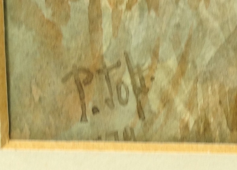 Peter Petersen Tofft | Peter Toft - Large well detailed watercolour of ...