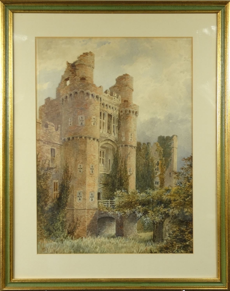 Peter Petersen Tofft | Peter Toft - Large well detailed watercolour of ...