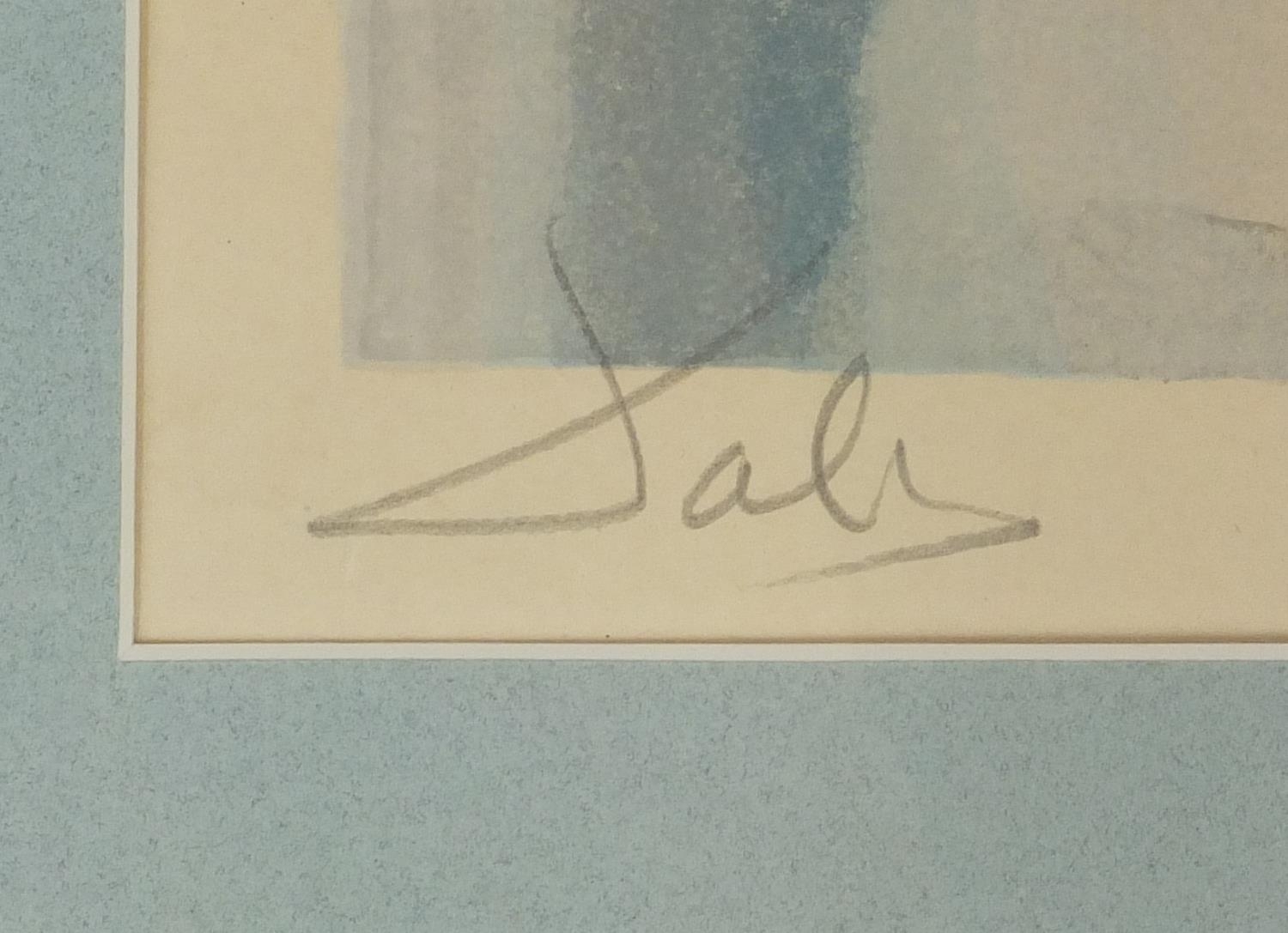 Salvador Dalí | Pencil signed Salvador Dali print of three surreal ...