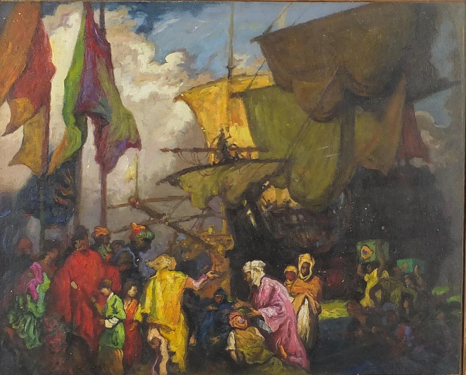 Italian School | Venetian traders | MutualArt