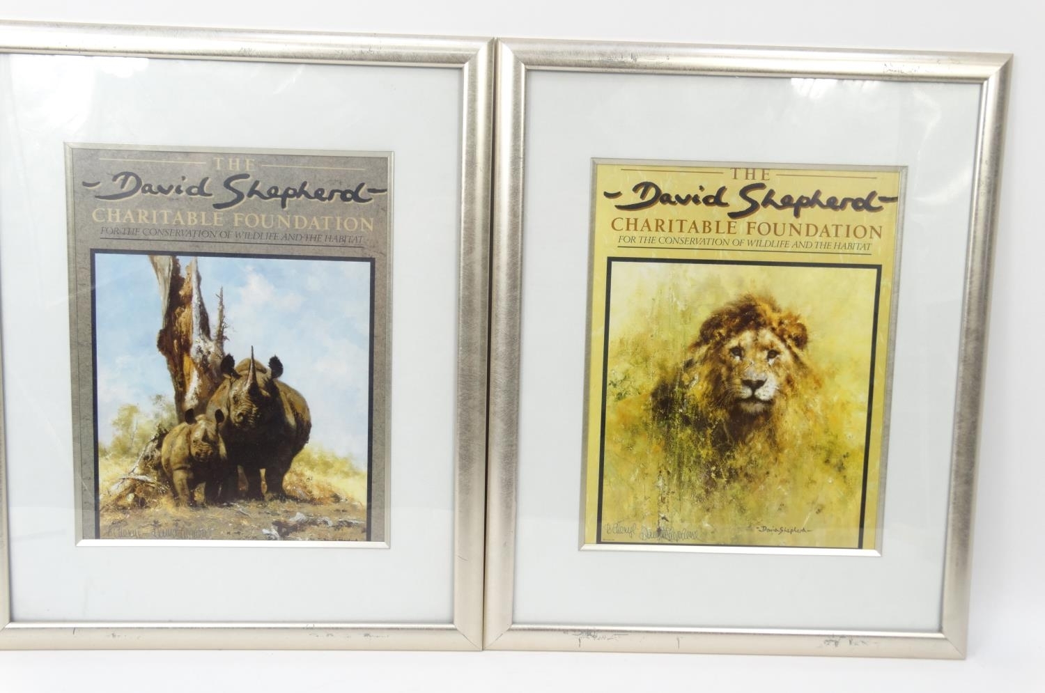 David Shepherd | Set of four signed David Shepherd Charitable ...