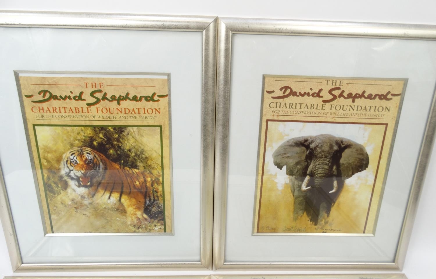 David Shepherd | Set of four signed David Shepherd Charitable ...