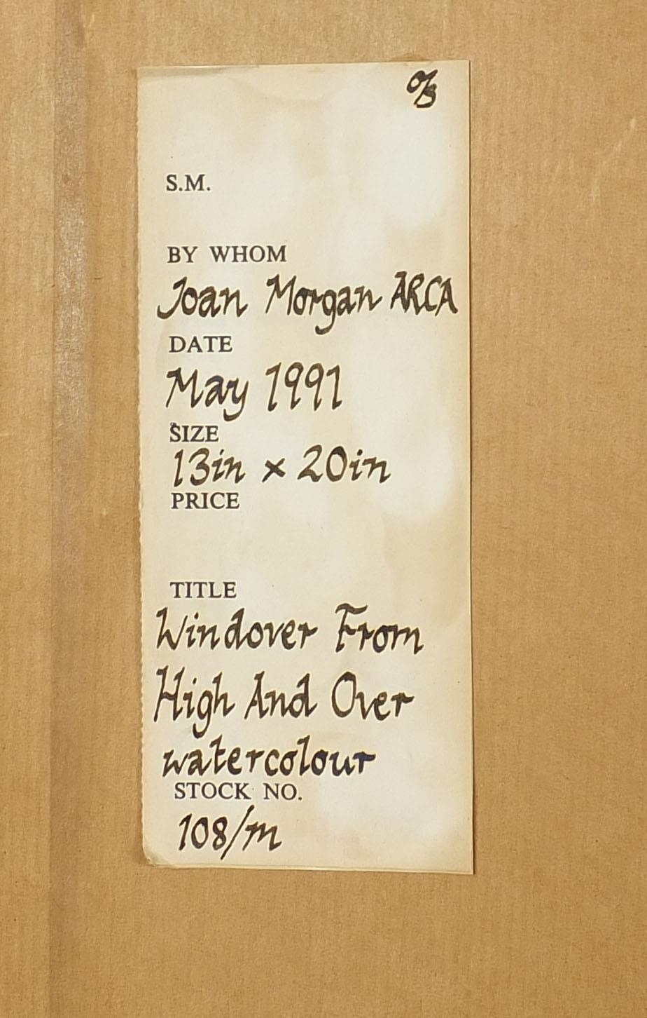Joan Morgan | Joan Morgan ARCA - Watercolour titled 'Windover from High ...