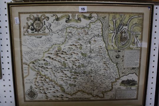 John Speed | Two reproduction maps of Scotland and Durham | MutualArt