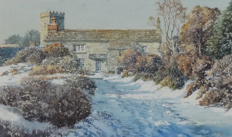 Donald Greig | Donald Greig - Melting Snows Old Woodleigh - Watercolour ...